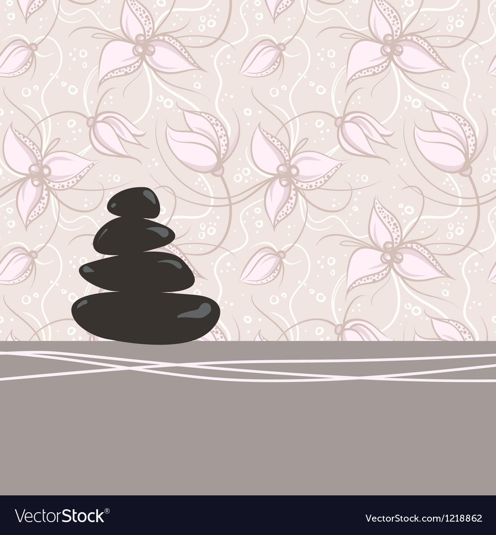 Spa background Royalty Free Vector Image - VectorStock