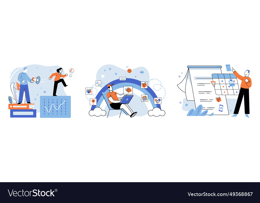 Self development developing consciousness Vector Image