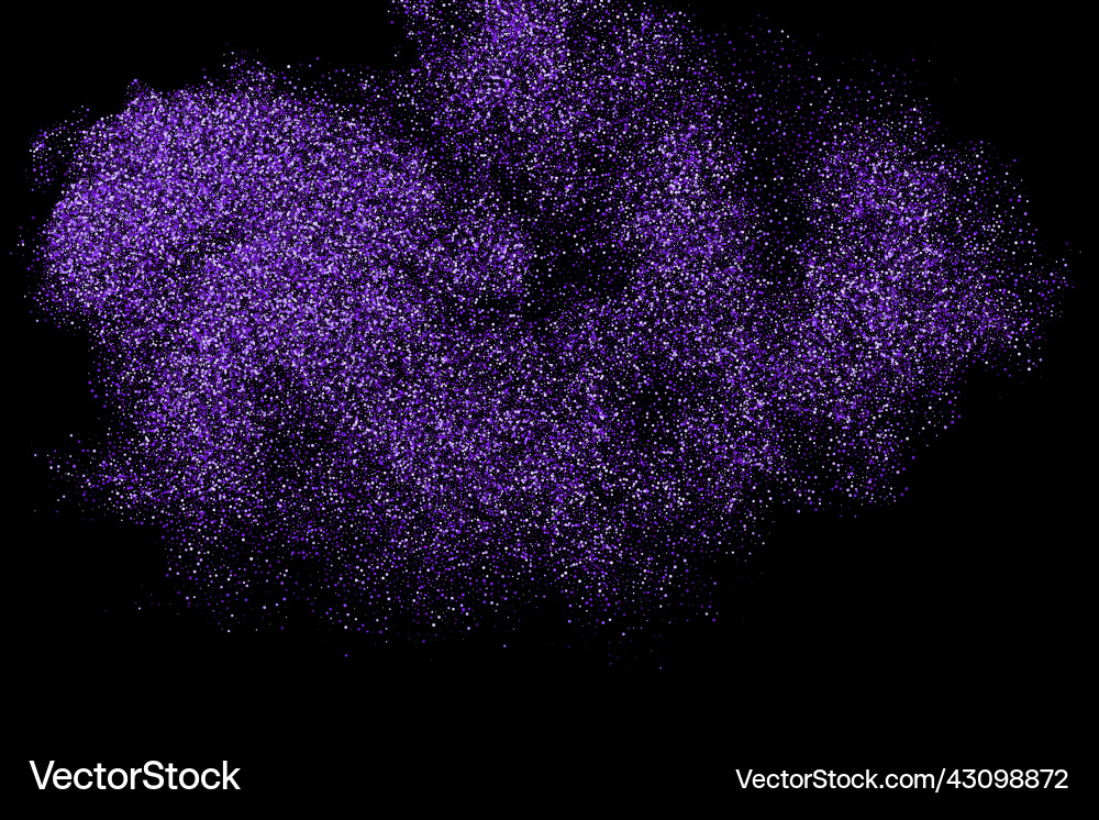 Purple explosion of confetti Royalty Free Vector Image