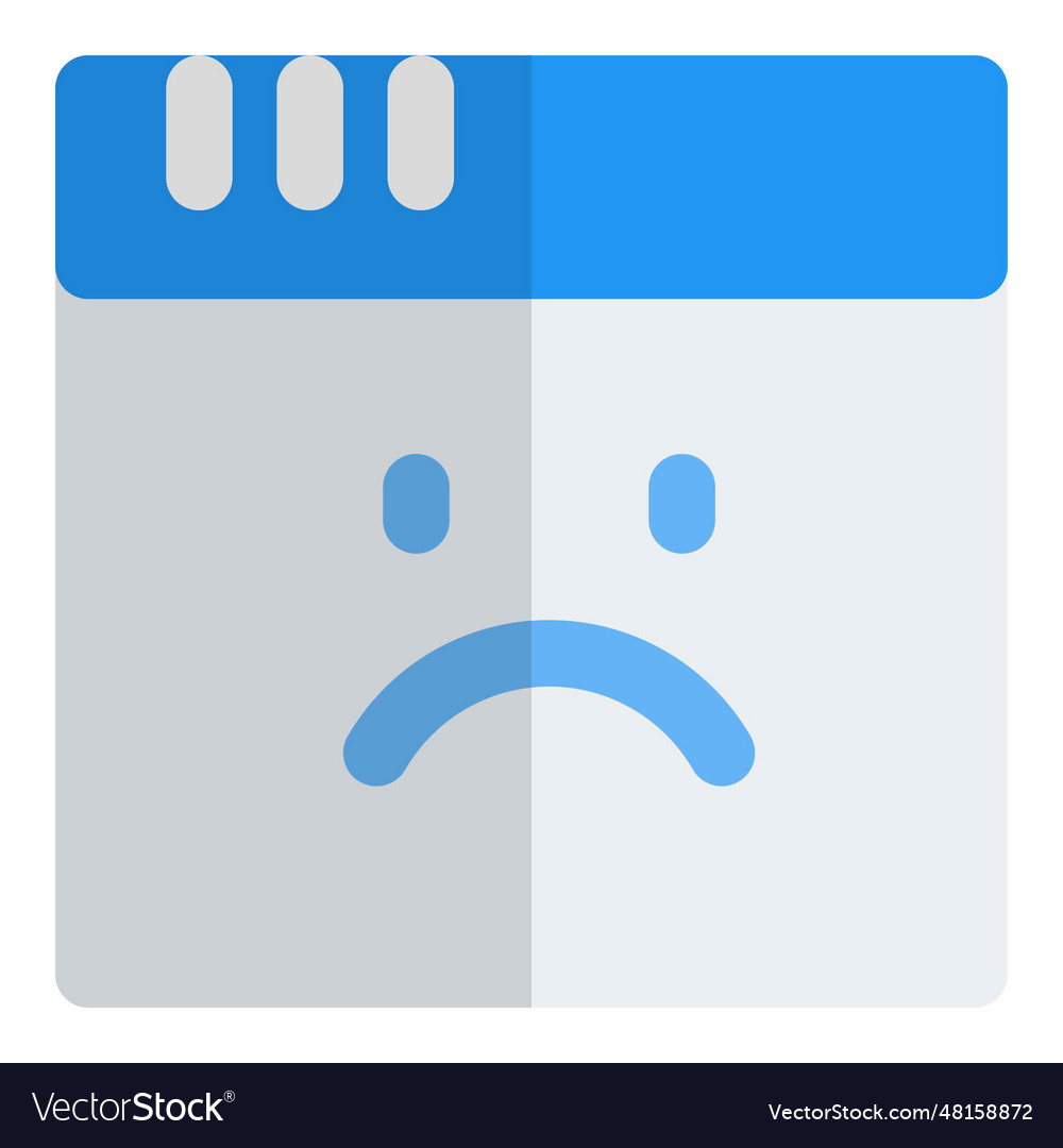 Server down due to some error Royalty Free Vector Image