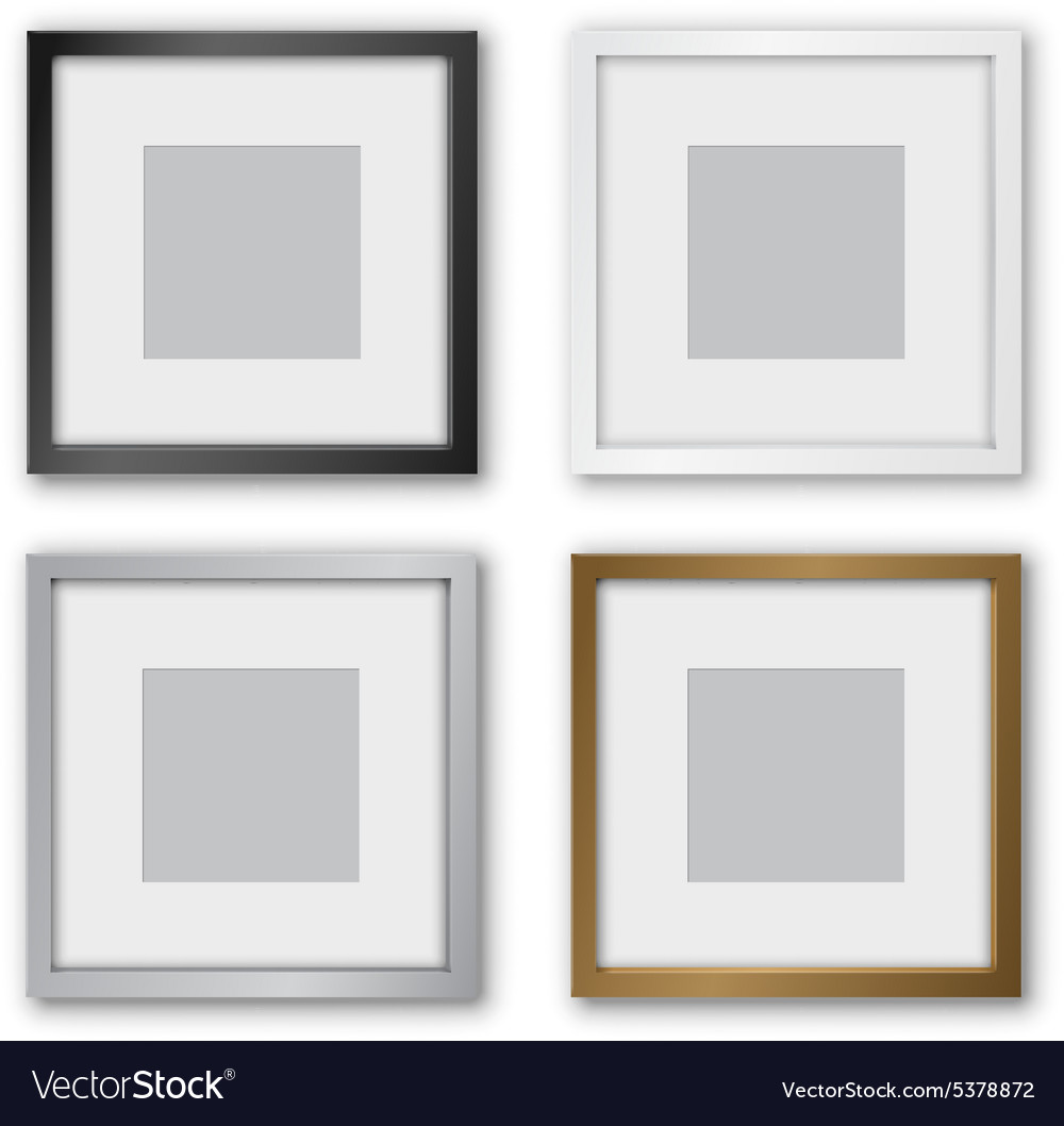 Square frame Royalty Free Vector Image - VectorStock