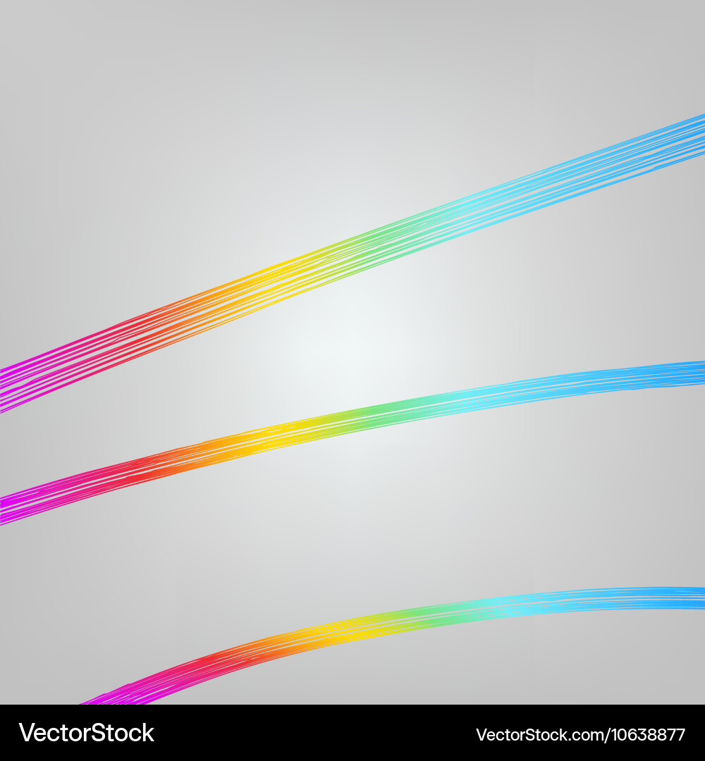 Abstract background with 3d pink and blue lines Vector Image