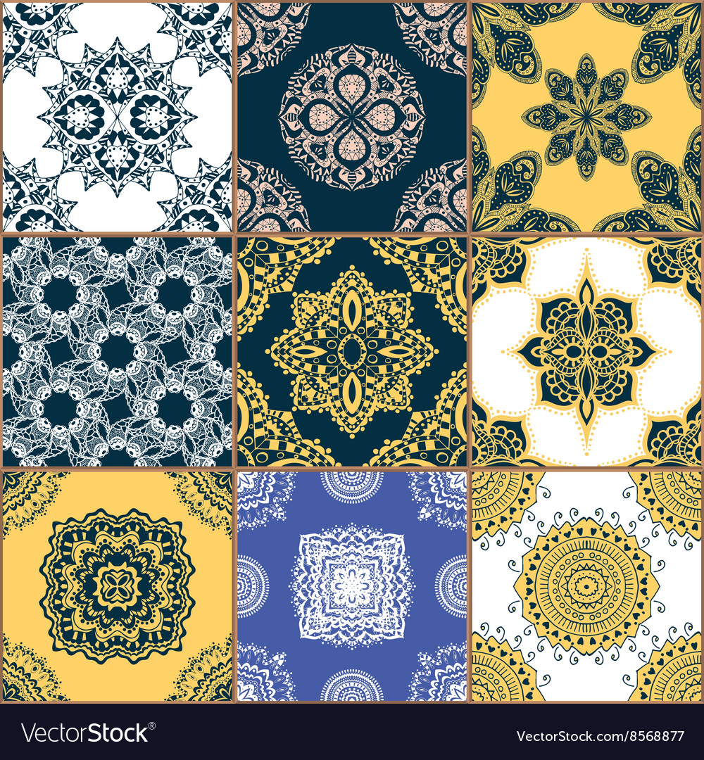 Gorgeous seamless pattern Royalty Free Vector Image