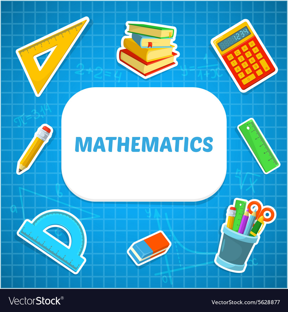 Math backdrop Royalty Free Vector Image - VectorStock