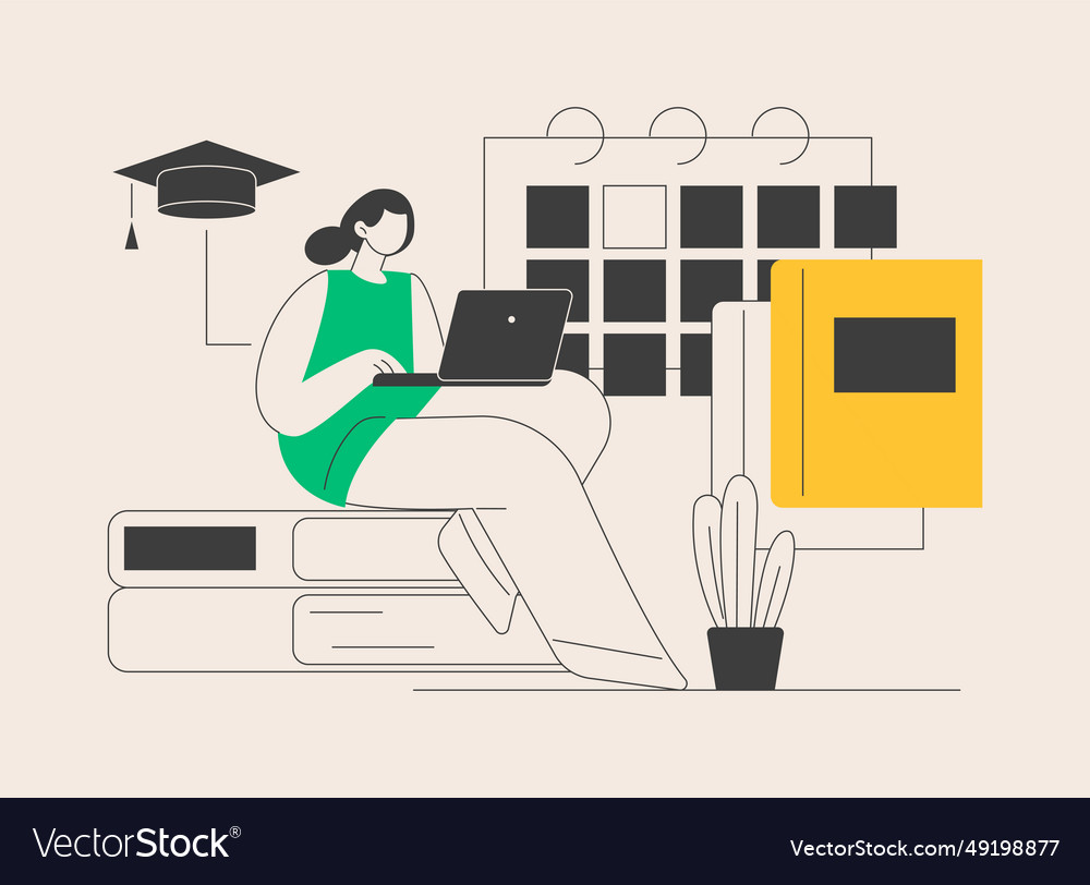 Personalized learning abstract concept Royalty Free Vector Personalized learning abstract concept Royalty Free Vector