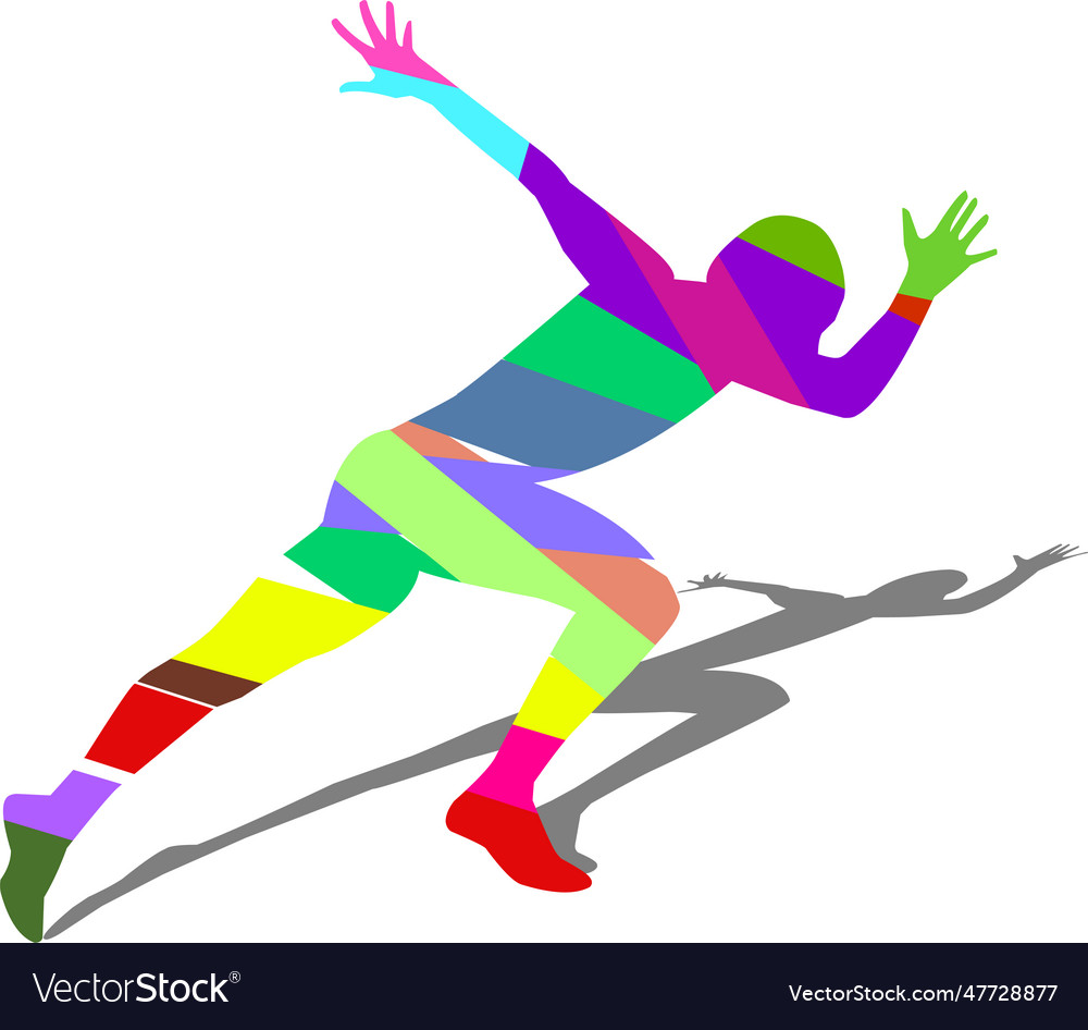 Runner Royalty Free Vector Image - VectorStock Runner Royalty Free Vector Image - VectorStock