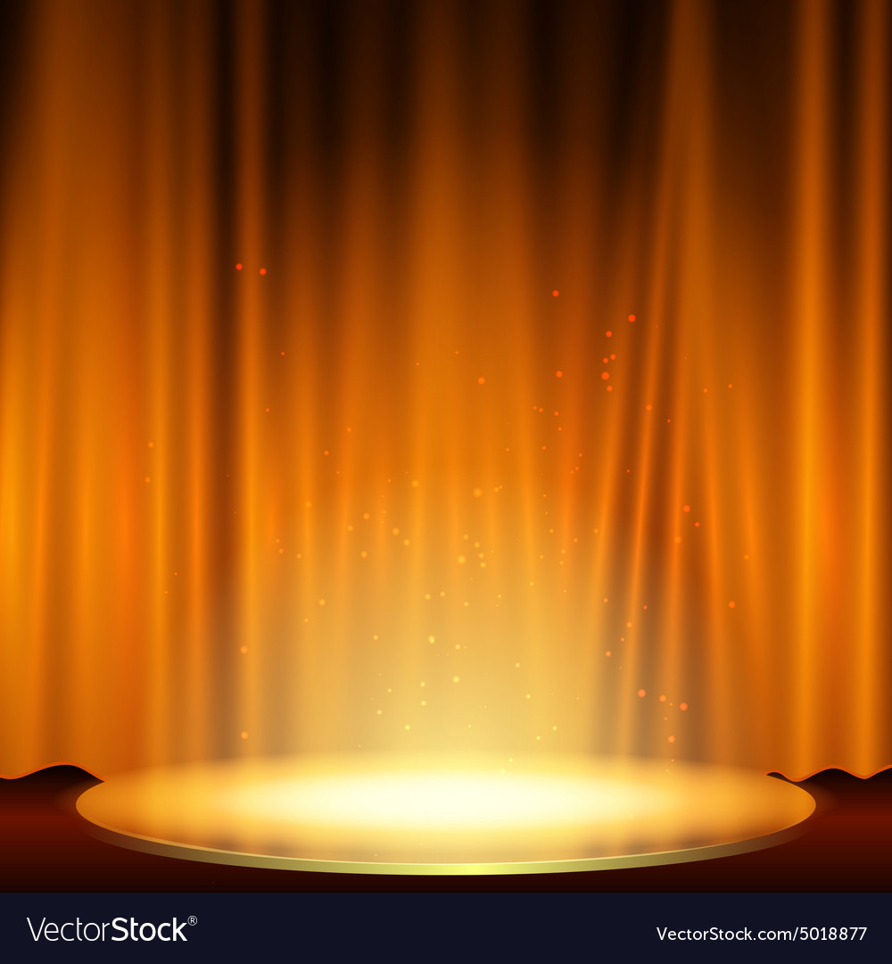 Spotlight effect scene background Royalty Free Vector Image
