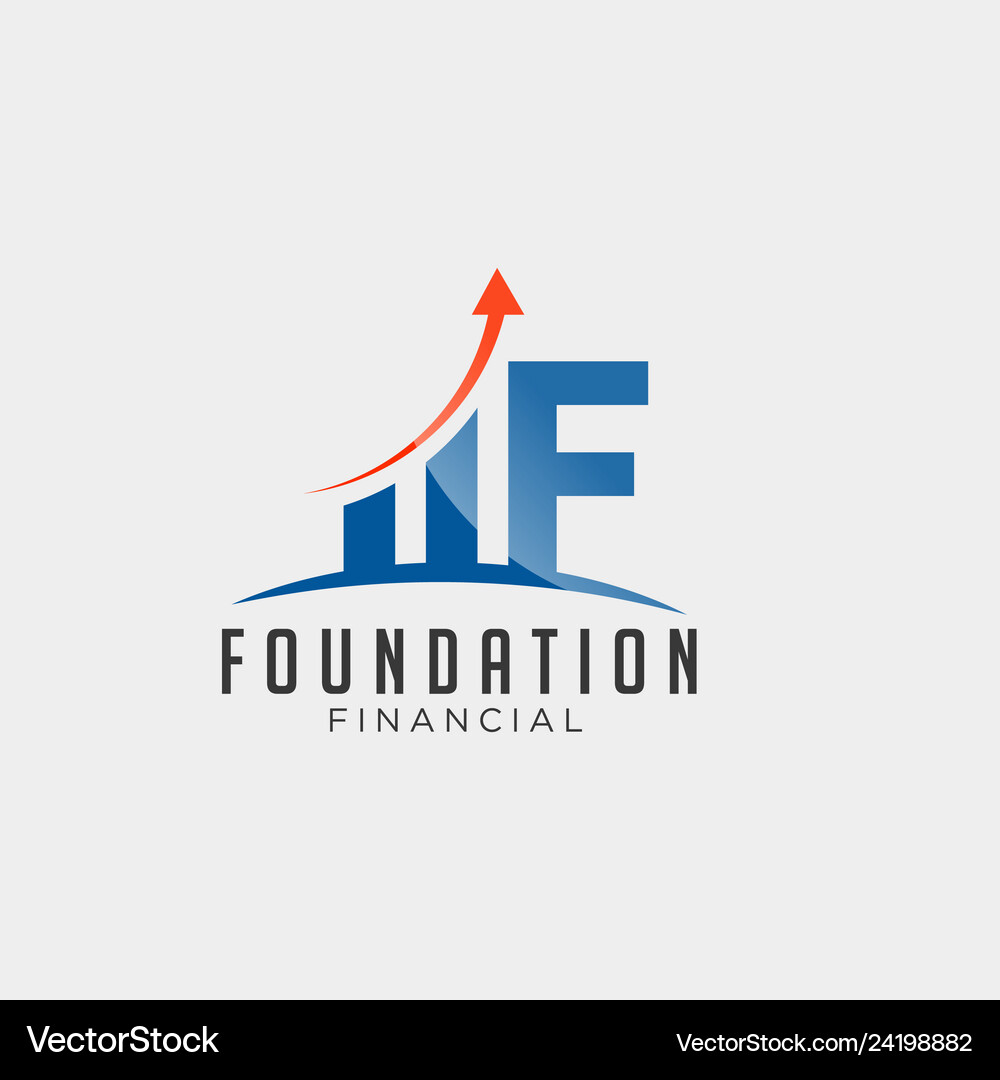 Accounting and financial logo template Royalty Free Vector