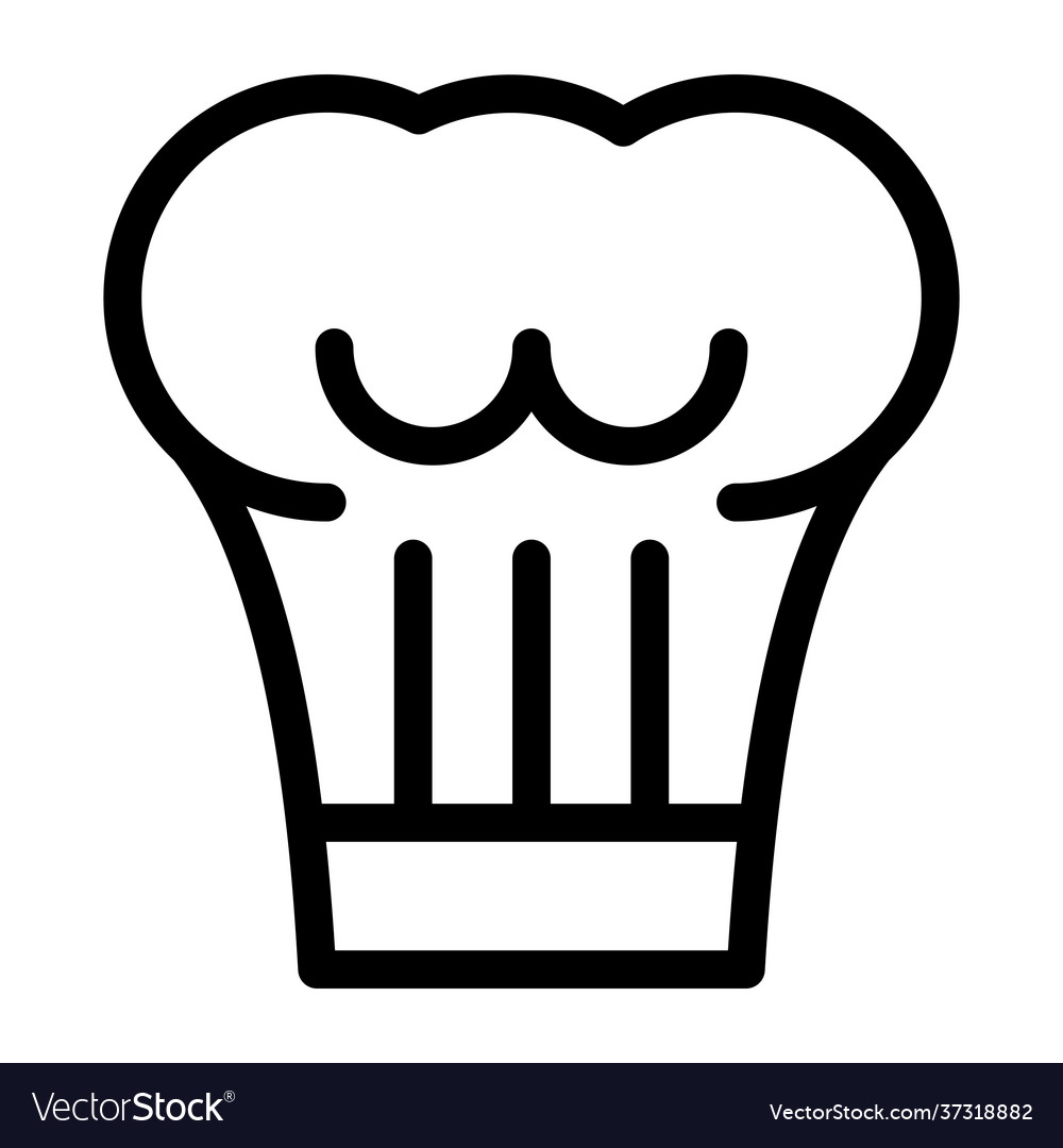 Chef hat Royalty Free Vector Image - VectorStock