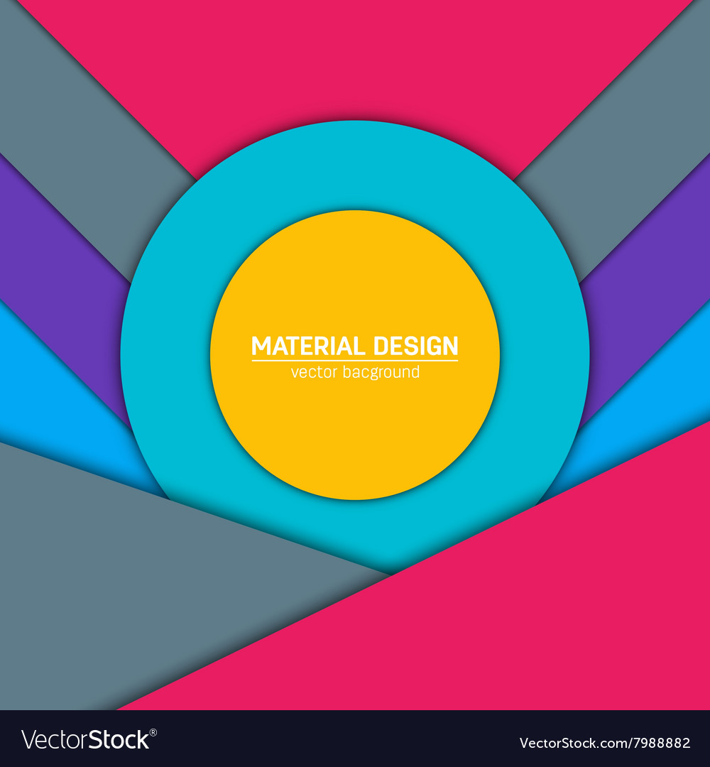 Material design background Royalty Free Vector Image