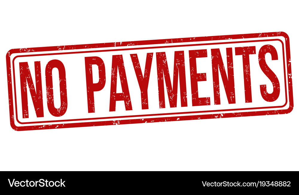 No payments grunge rubber stamp Royalty Free Vector Image