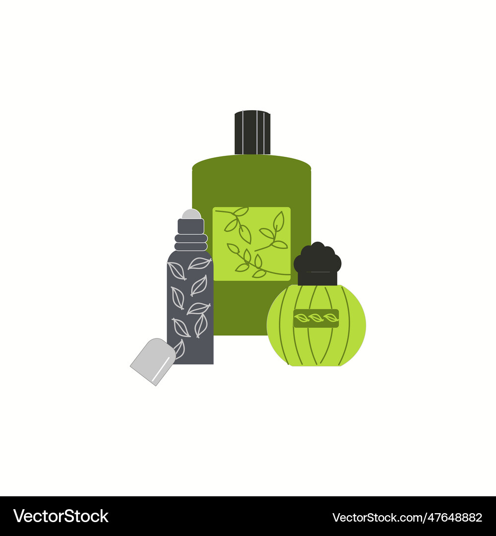 Spray perfume cologne rollerball perfume oil on Vector Image