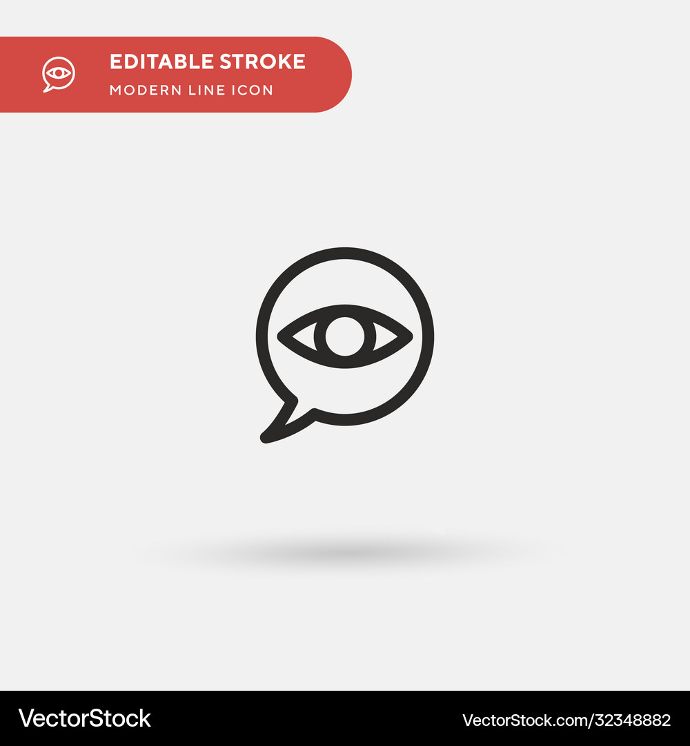 Witness simple icon symbol Royalty Free Vector Image