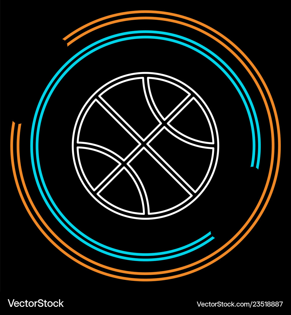 Basket ball - basketball Royalty Free Vector Image