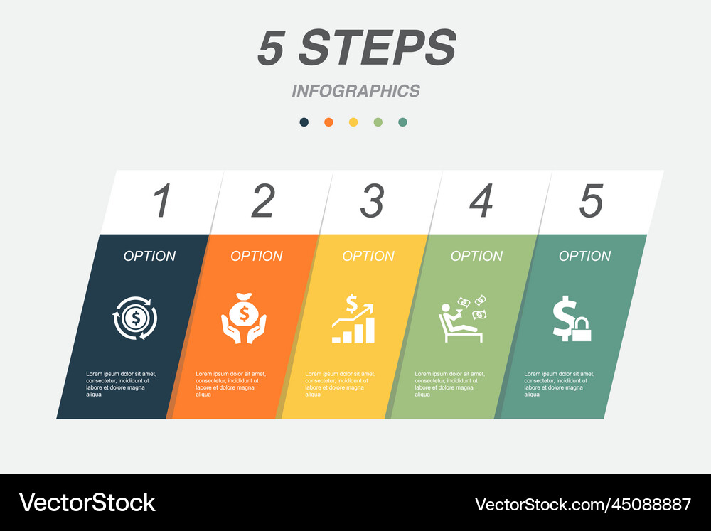 Income save money profit passive fixed Royalty Free Vector