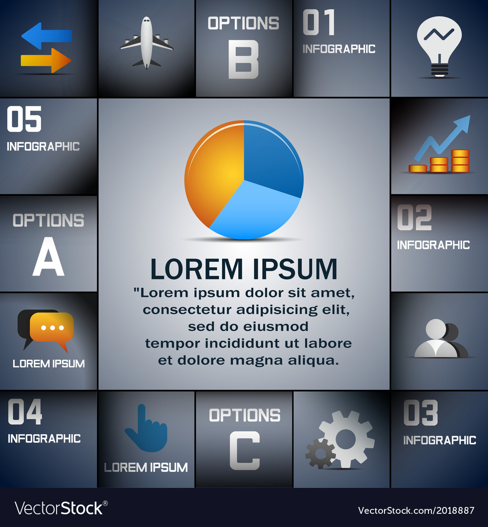 Infographic Royalty Free Vector Image - VectorStock