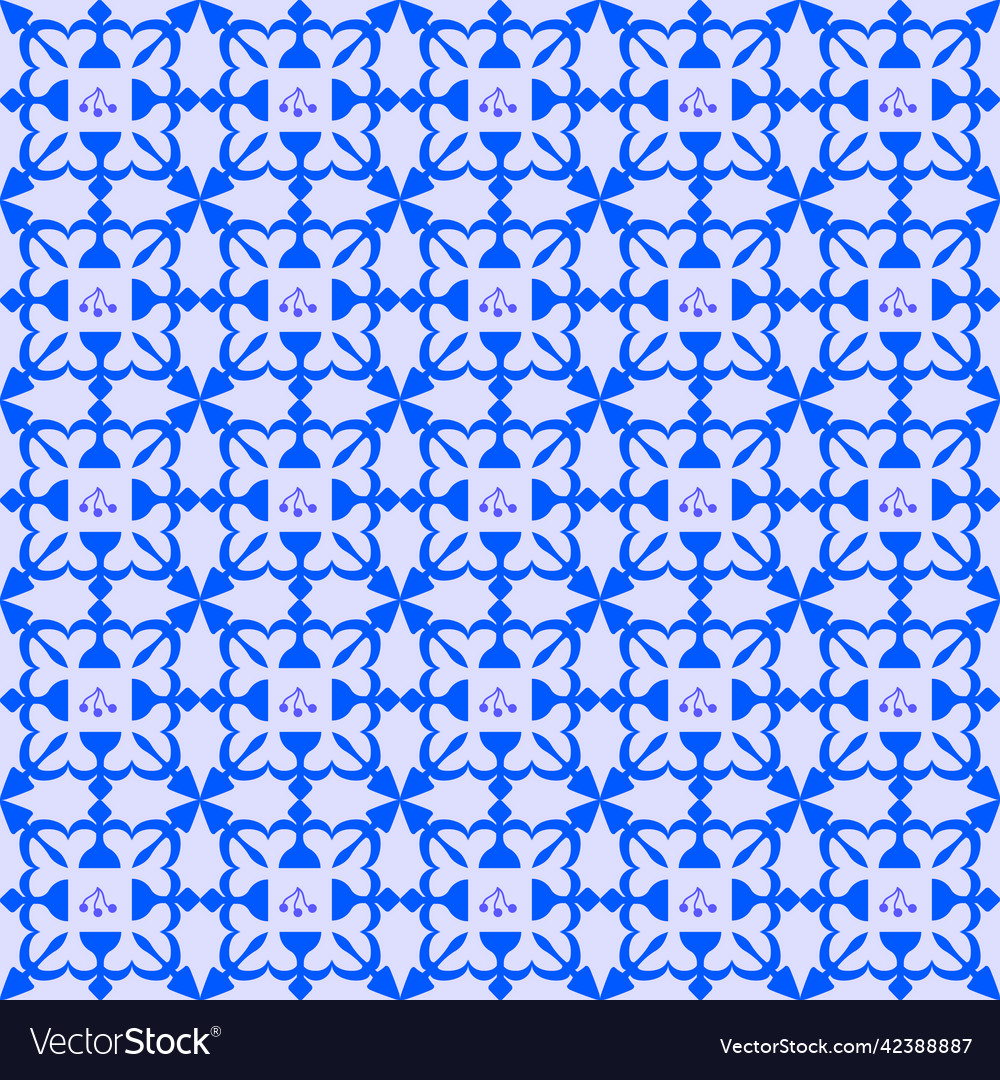 Pattern is blue Royalty Free Vector Image - VectorStock