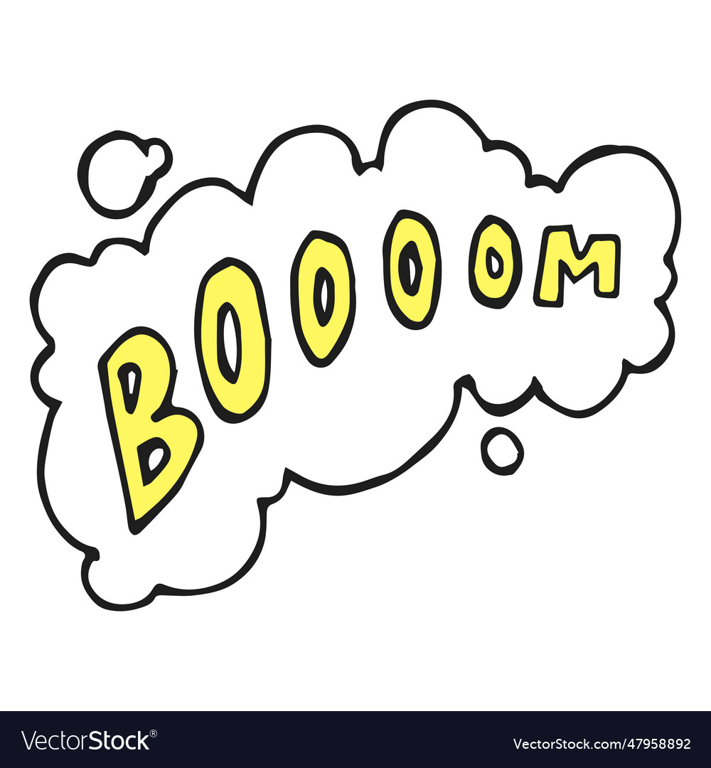 Boom Royalty Free Vector Image - VectorStock