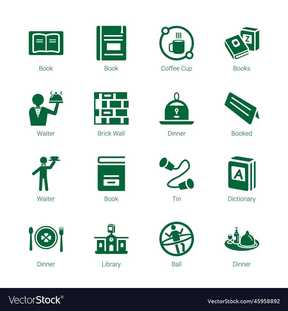 Cover icons Royalty Free Vector Image - VectorStock