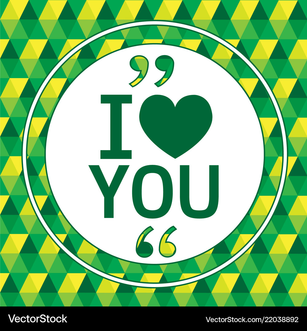 I love you lettering design Royalty Free Vector Image
