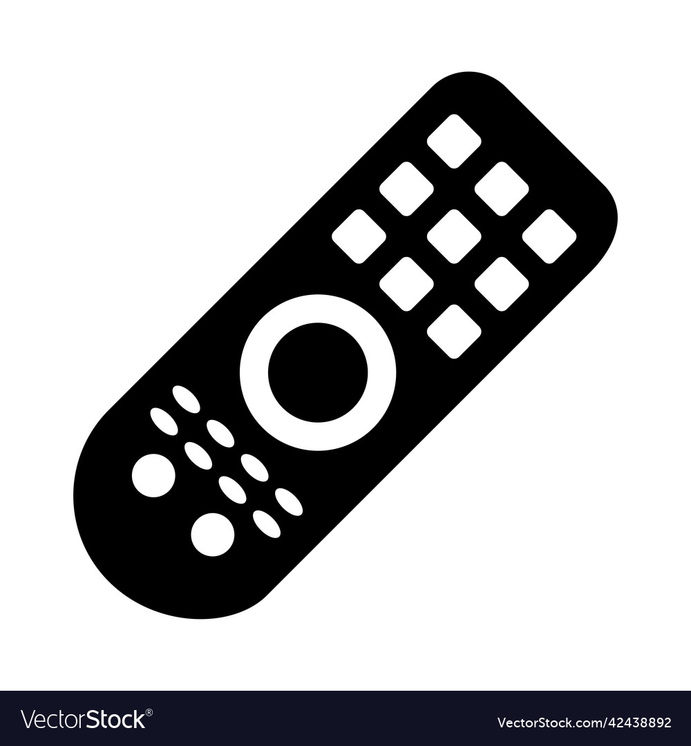 Remote controller icon on white background Vector Image