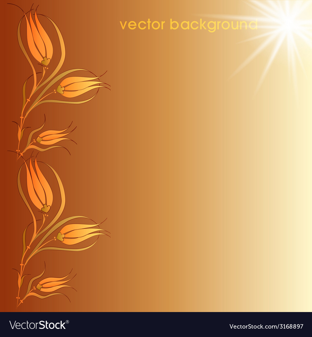 Floral background two Royalty Free Vector Image