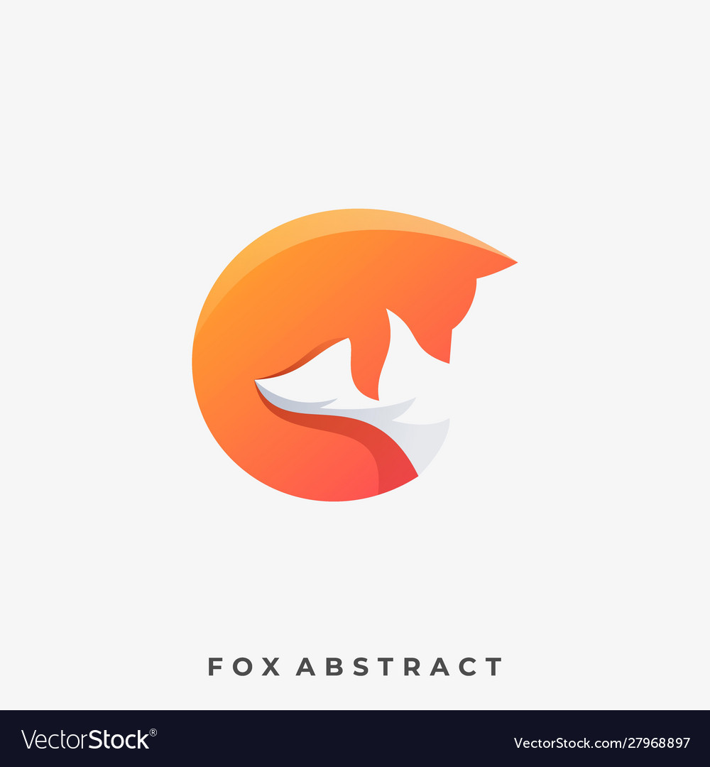 Fox template Royalty Free Vector Image - VectorStock