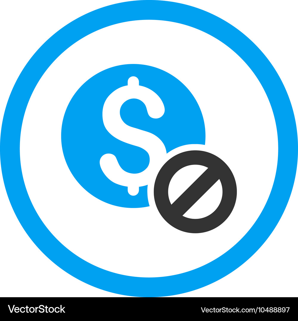 Free of charge rounded icon Royalty Free Vector Image