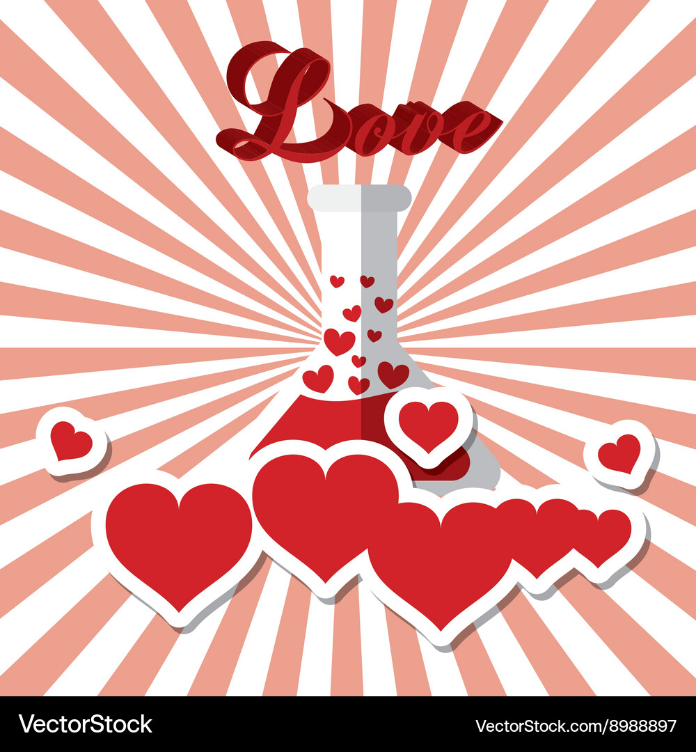 Love design romantic icon colorful Royalty Free Vector Image