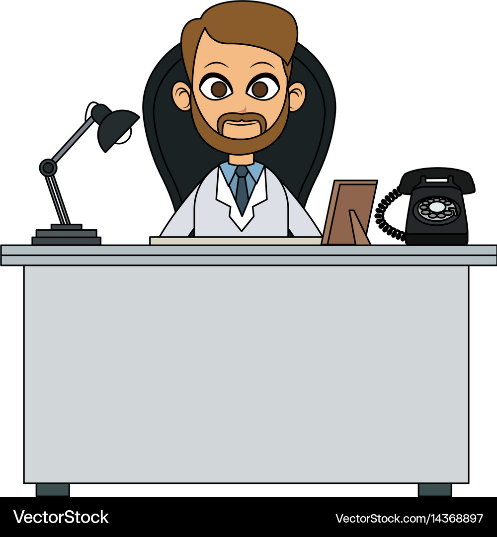 Male doctor icon image Royalty Free Vector Image