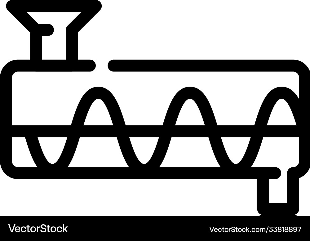 Purifier equipment line icon symbol Royalty Free Vector