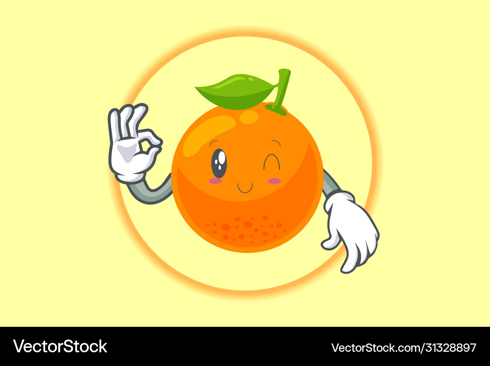 Wink smiling face ok nice agreement gesture Vector Image