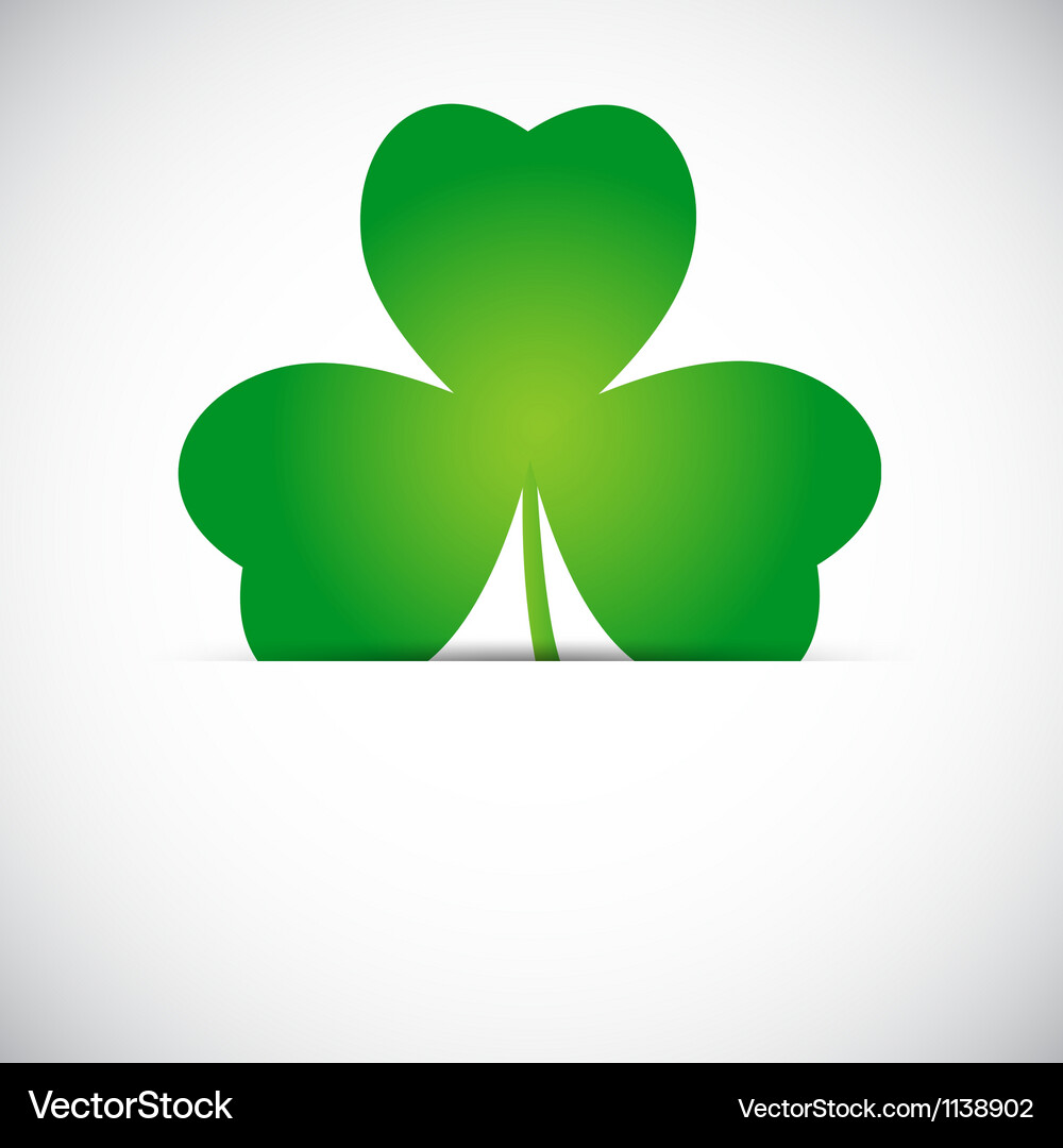 Clover Background Royalty Free Vector Image Vectorstock