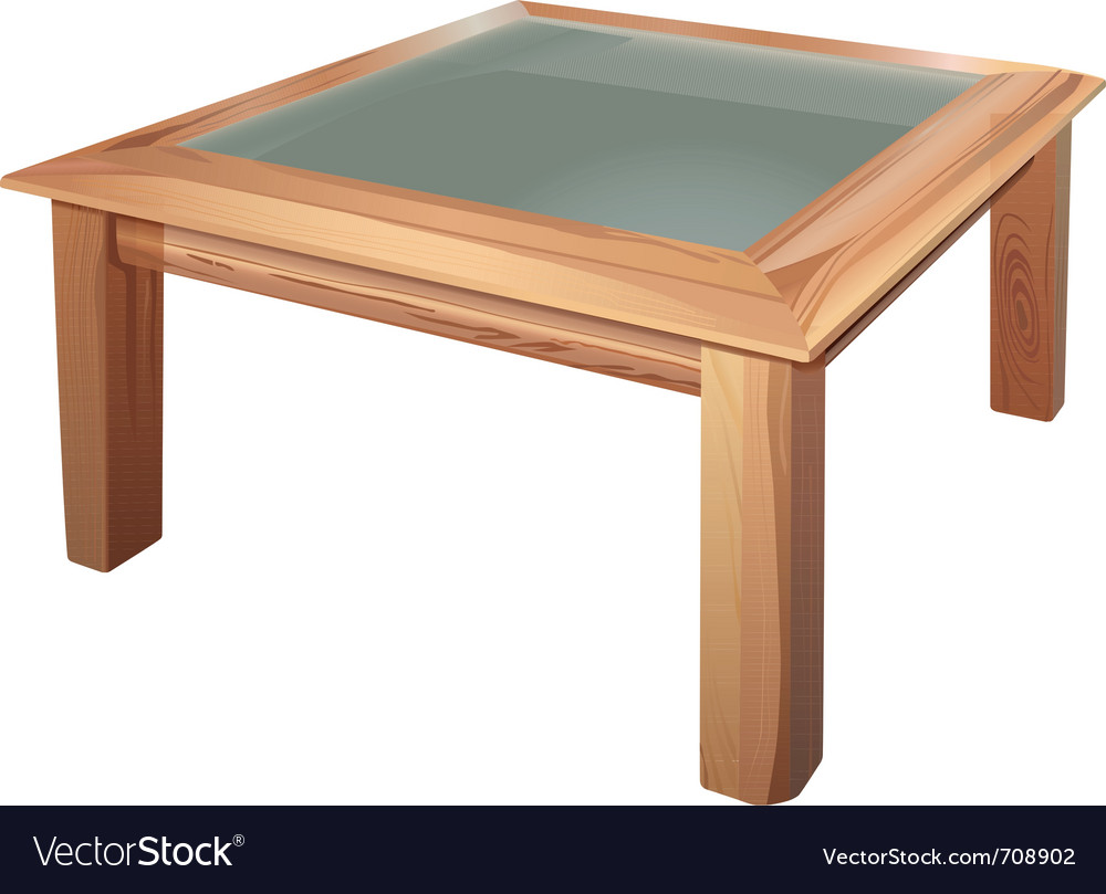 Coffee table Royalty Free Vector Image - VectorStock