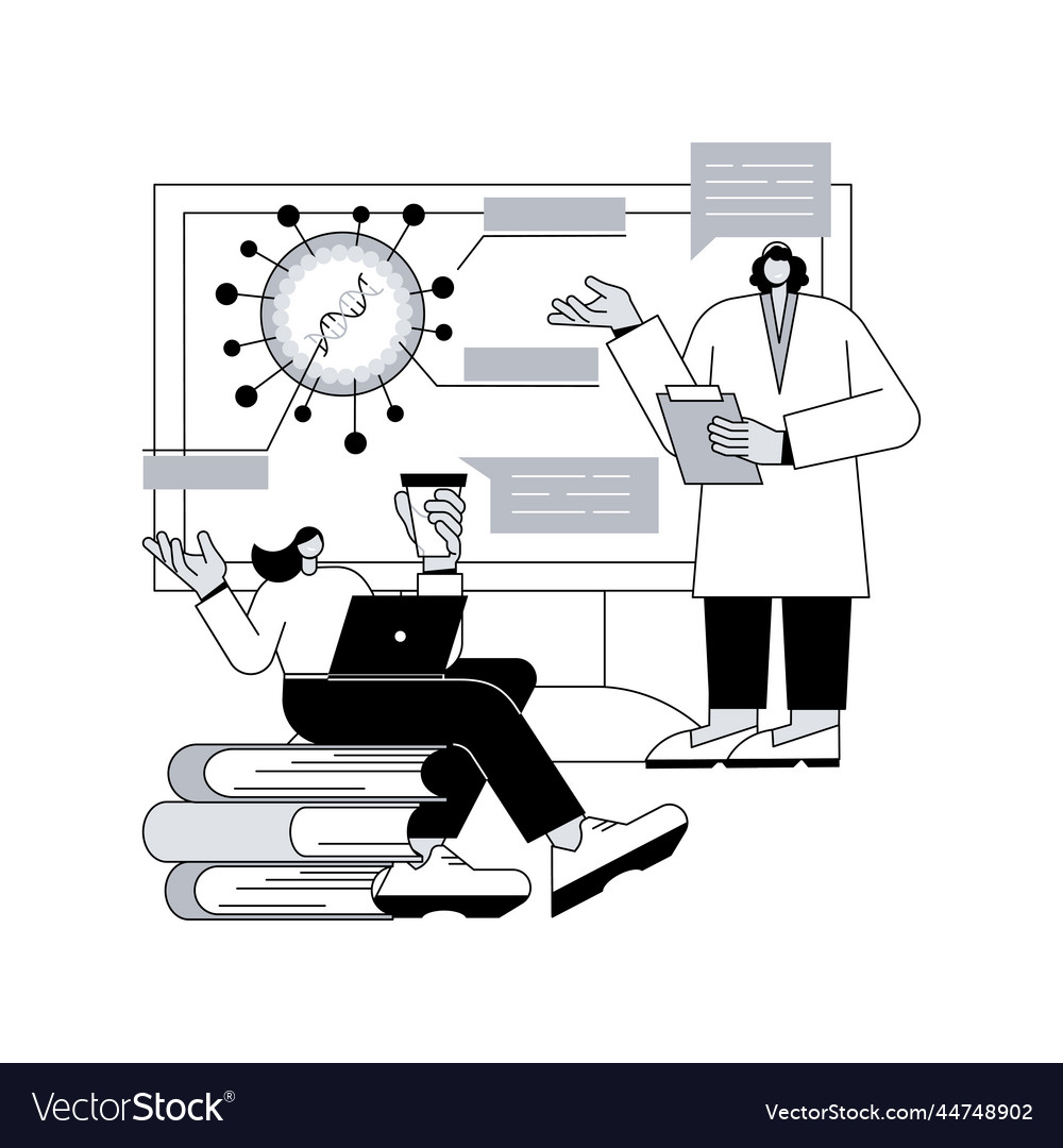 Hpv education programs abstract concept Royalty Free Vector