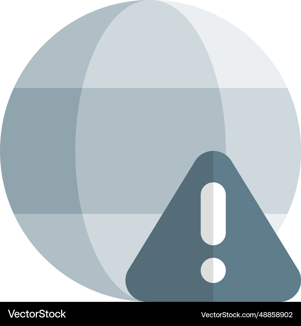 Loss of internet connectivity on large scale Vector Image