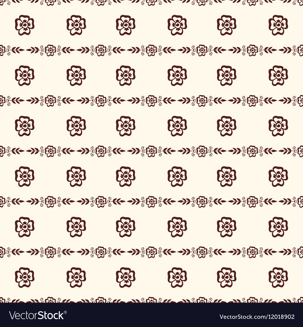Mehendi pattern Royalty Free Vector Image - VectorStock