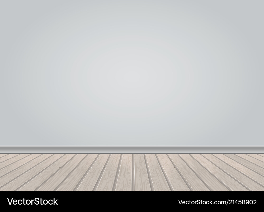 Wall and wooden floor Royalty Free Vector Image