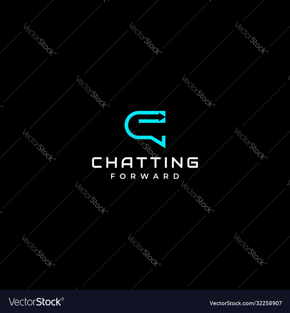 Chat logo Royalty Free Vector Image - VectorStock