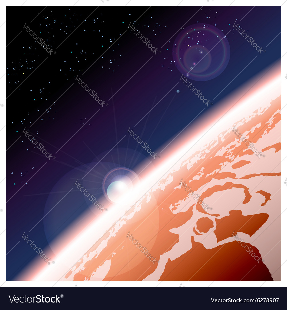 Mars Royalty Free Vector Image - VectorStock