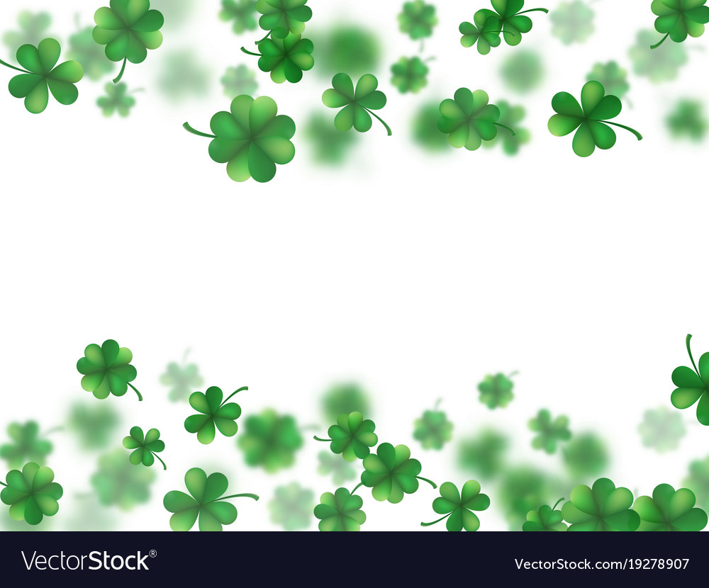 Saint patricks day frame eps 10 Royalty Free Vector Image
