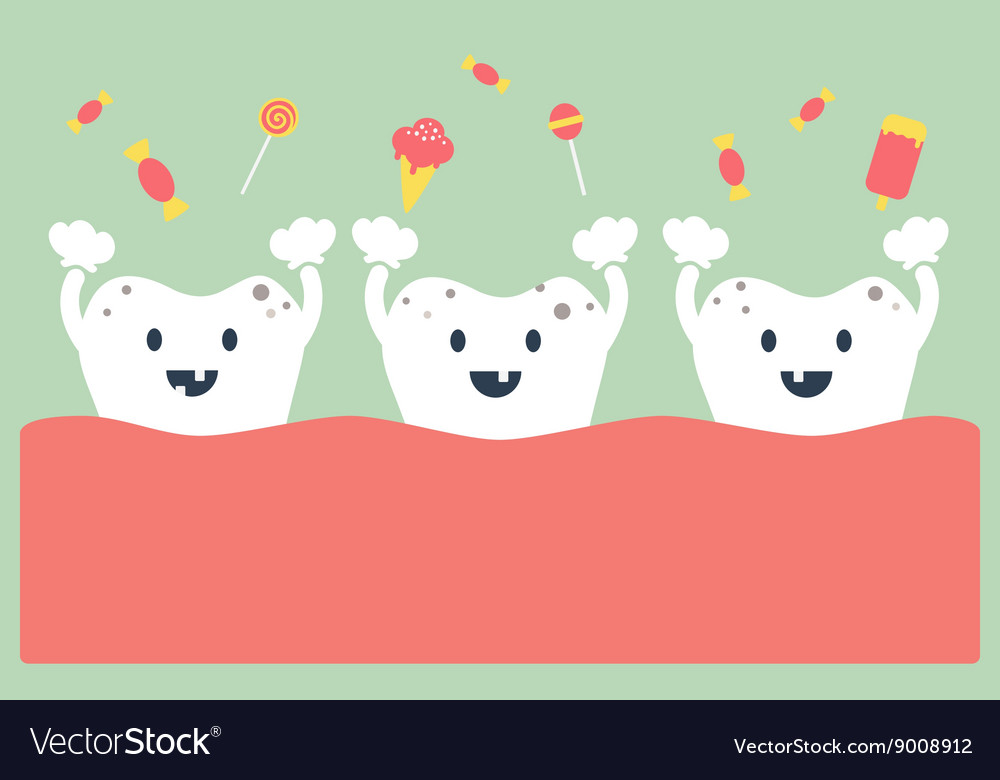 Decayed tooth Royalty Free Vector Image - VectorStock