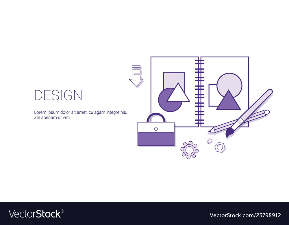 Design web graphic creative technology concept Vector Image