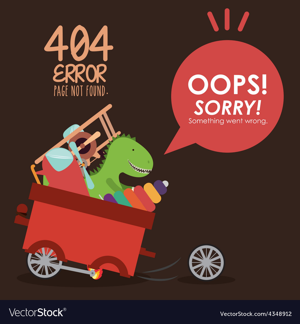 Error design Royalty Free Vector Image - VectorStock