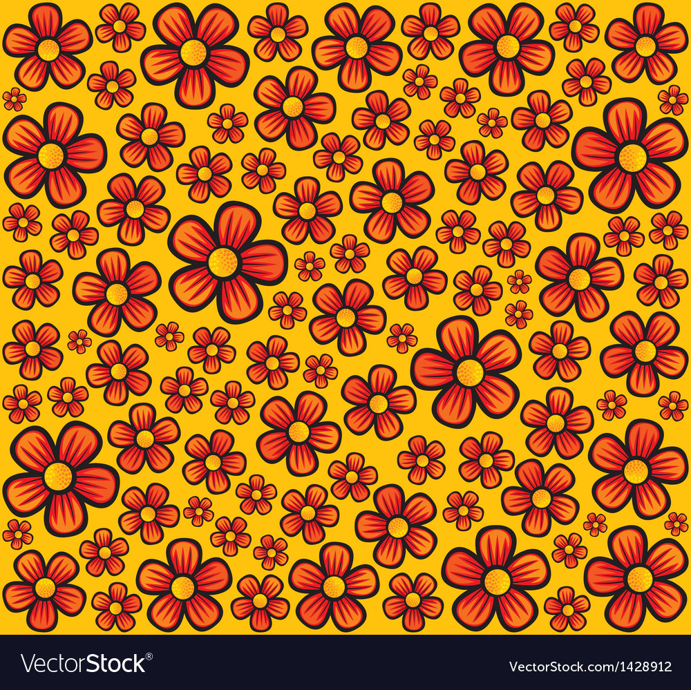 Flower pattern Royalty Free Vector Image - VectorStock