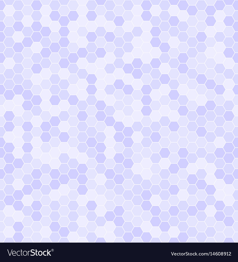 Violet hexagon pattern seamless Royalty Free Vector Image