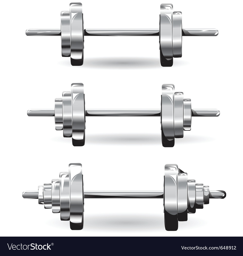 Weights Royalty Free Vector Image - VectorStock