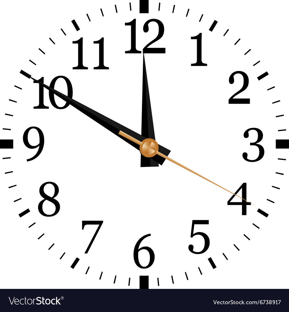 Clock Royalty Free Vector Image - VectorStock