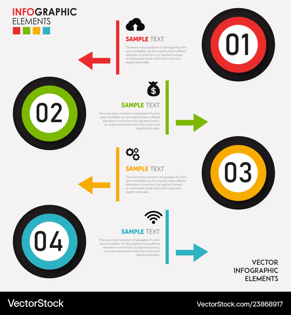 Creative infographics designs Royalty Free Vector Image