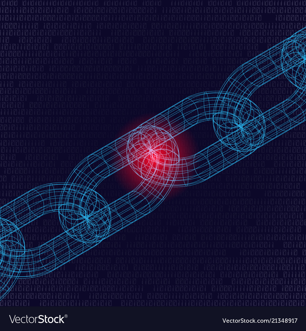 Weak chain background Royalty Free Vector Image